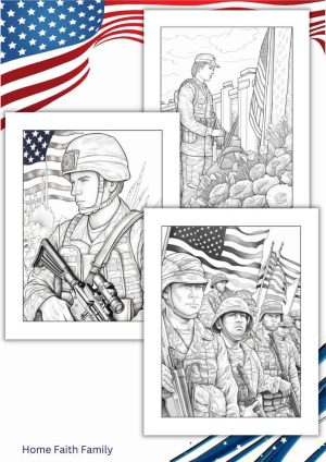 40+ Free Memorial Day Printable Coloring Pages - Home Faith Family
