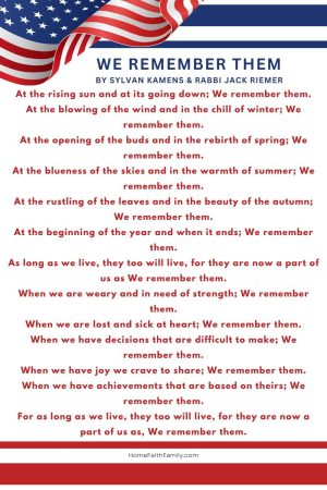 Here Are The Most Heartfelt Memorial Day Poems For Church - Home Faith Family